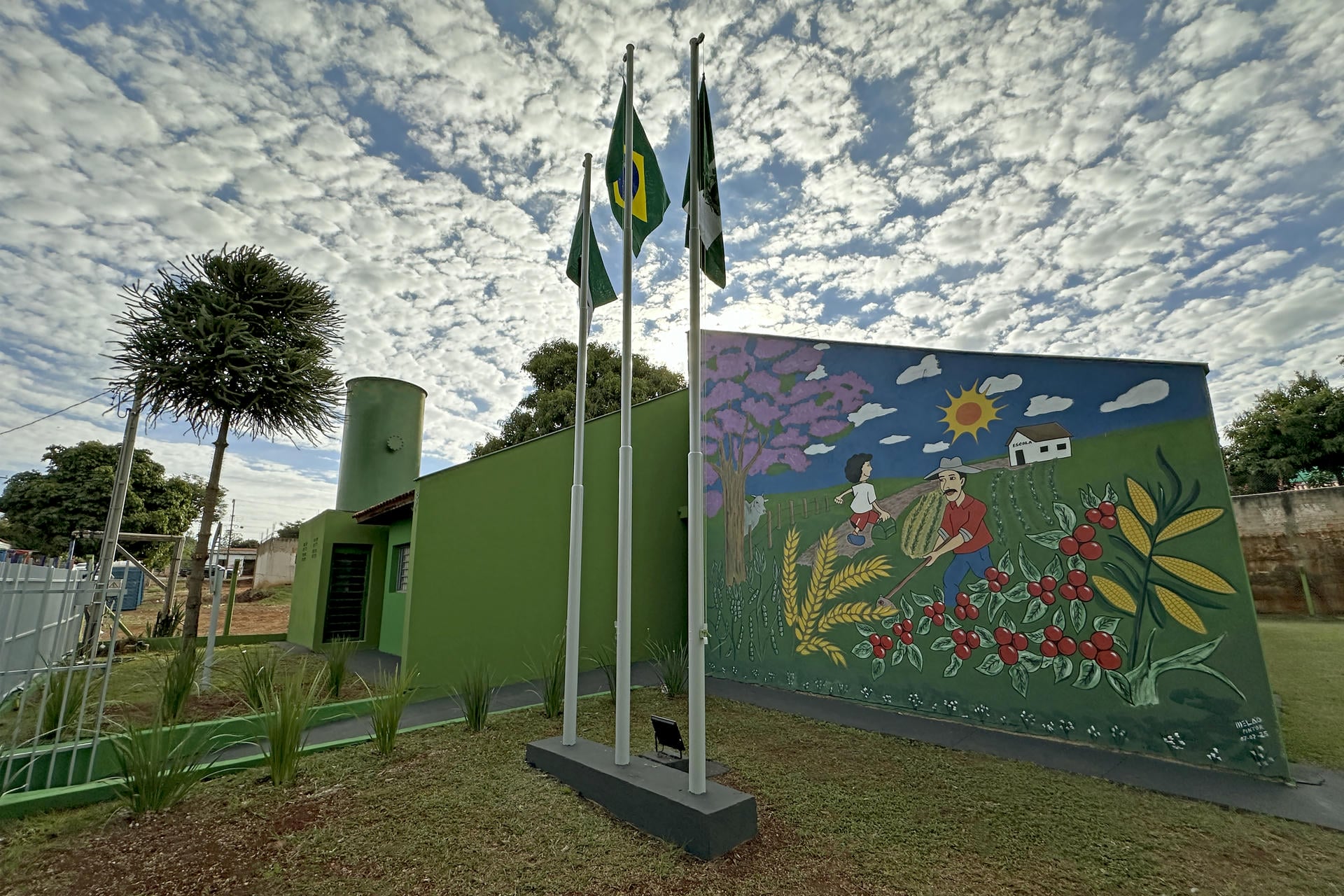 Reabertura da Biblioteca Cidadã com os integrantes da Operação Rondon